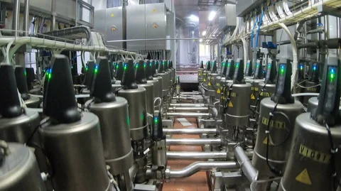 Automation and control systems for dairy... | Stock Video | Pond5