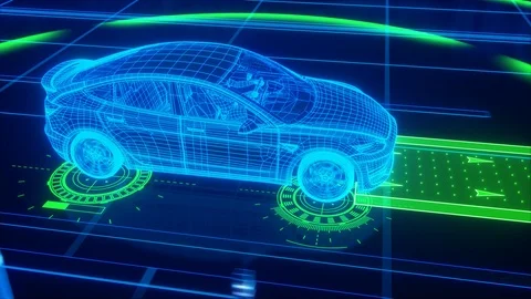 Autonomous Vehicle Driving Stock Video Footage | Royalty Free ...