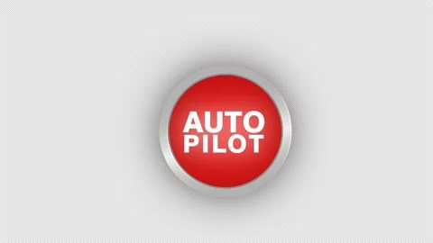 autopilot button Animation, 4k transpare... | Stock Video | Pond5