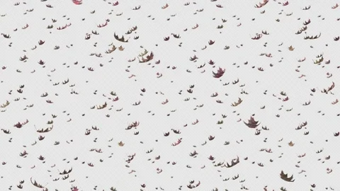 Autumn Leaves fall LOOP TILE falling wit... | Stock Video | Pond5
