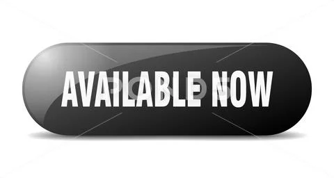 Available now button. available now sign. key. push button.: Royalty ...