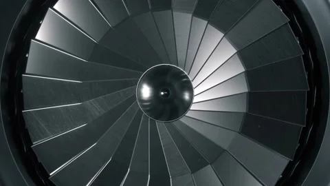 Aviation concept. Aircraft turbine. Jet ... | Stock Video | Pond5