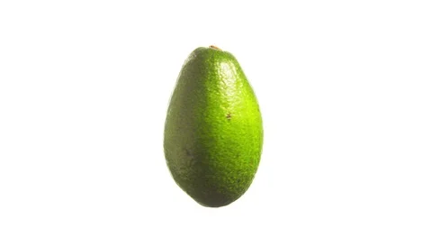Avocado Spinning and Rotating Isolated o... | Stock Video | Pond5