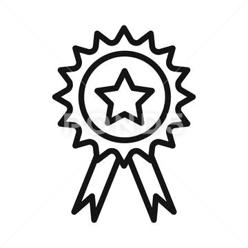 Award Badge Icon Ideal for Recognition and Achievements: Graphic #279450953