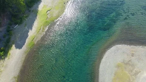 awe-inspiring sight of a powerful river ... | Stock Video | Pond5