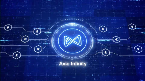 Axie Infinity animated logo. Axie token ... | Stock Video | Pond5