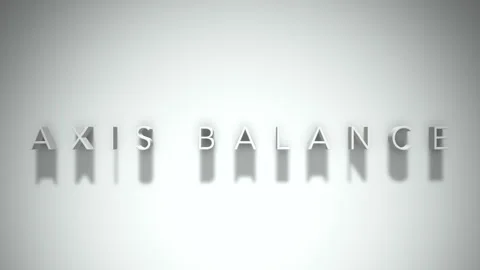 axis balance 3D title animation white te... | Stock Video | Pond5