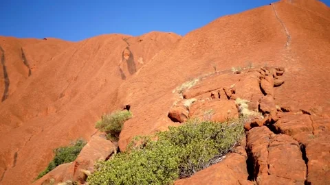 Ayers Rock wide view, Uluru Australia | Stock Video | Pond5