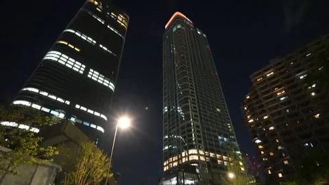 Azabudai Hills Before opening Night View... | Stock Video | Pond5