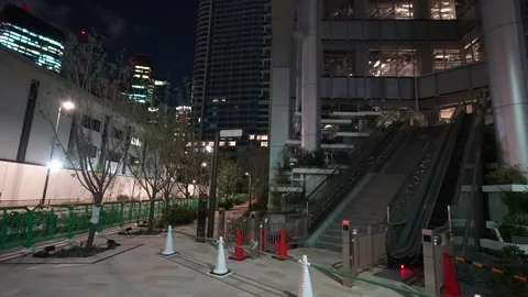 Azabudai Hills Before opening Night View... | Stock Video | Pond5