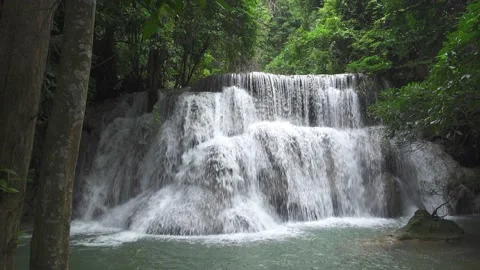 B roll of Waterfalls in the beautiful na... | Stock Video | Pond5