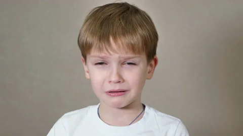 The baby boy is crying and angry. Resent... | Stock Video | Pond5