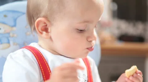 Eating Cookie Stock Footage ~ Royalty Free Stock Videos | Pond5