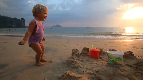 Swimsuit Baby Girls Stock Videos – Royalty-Free HD & 4K Videos | Pond5