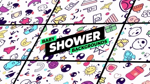 After Effects Template: Baby Shower Backgrounds #311021938