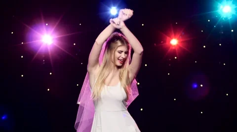 Bachelorette Party Bride Stock Video Footage | Royalty Free ...