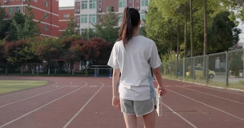 Girl Walking Walking Stock Footage ~ Royalty Free Stock Videos | Pond5