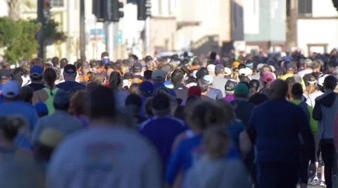 Crowd Running Away Stock Videos – Royalty-Free HD & 4K Videos