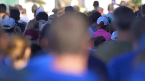 Crowd Running Away Stock Video Footage | Royalty Free Crowd Running ...