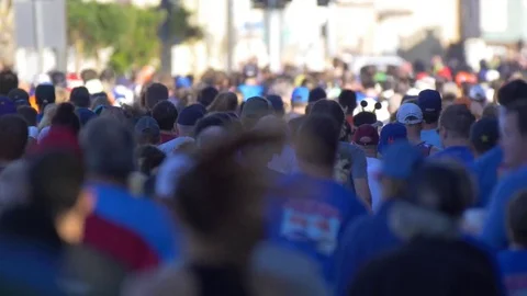 Crowd Running Away Stock Video Footage | Royalty Free Crowd Running ...