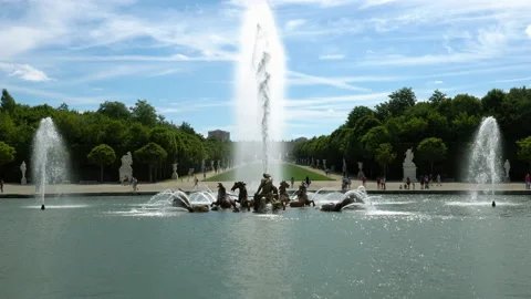 Back view of the Apollo Fountain in the ... | Stock Video | Pond5