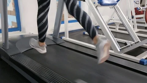 Back view of female legs walking and run... | Stock Video | Pond5