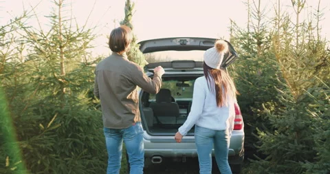Back view of good-looking smiling happy ... | Stock Video | Pond5