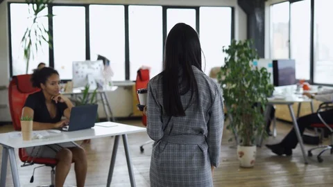 Back view of young asian woman in a mode... | Stock Video | Pond5