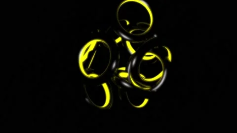 Backdrop with animation of rings. Vector... | Stock Video | Pond5