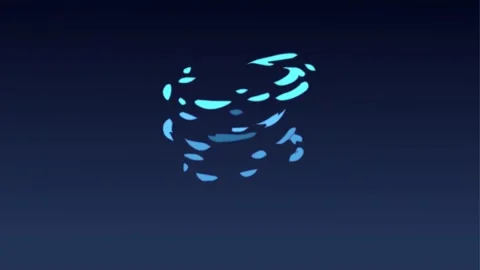 backdrop spin effect background and 2d a... | Stock Video | Pond5