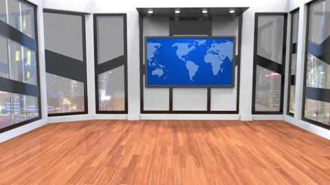 Virtual Talk Show Background Stock Video Footage | Royalty Free Virtual ...