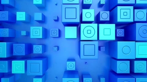 Background of Animated Cubes | Stock Video | Pond5