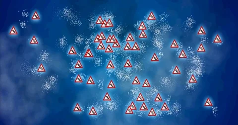 Background Animated Different Traffic Si... | Stock Video | Pond5