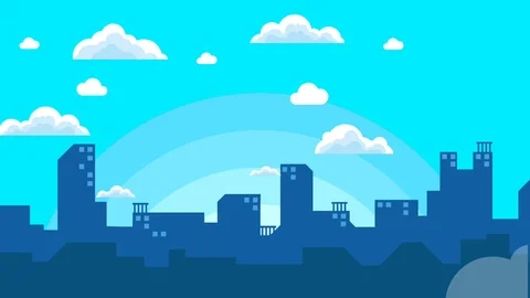 Animated Landscape Background Stock Video Footage | Royalty Free ...