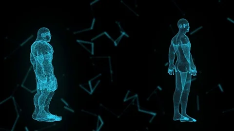 Background with animation of abstract in... | Stock Video | Pond5