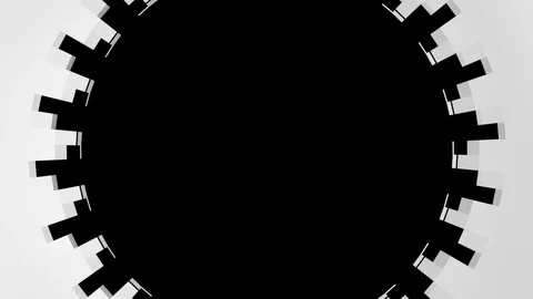 background animation of circular unfoldi... | Stock Video | Pond5