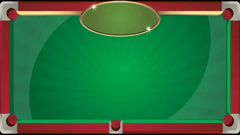 Background of billiard table with animat... | Stock Video | Pond5