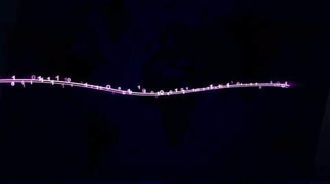 Background Binary Code Numbers, Loop, 4k | Stock Video | Pond5