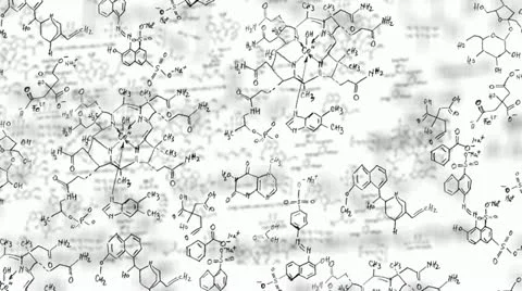 Background - Chemistry equation loop wit... | Stock Video | Pond5