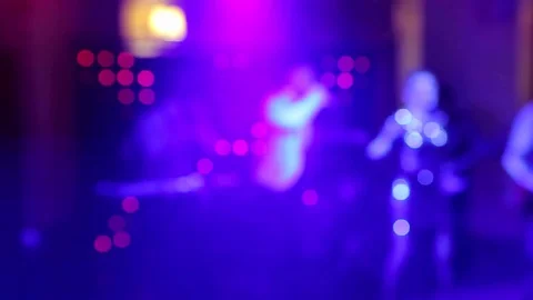 Background of the dance is blurred peopl... | Stock Video | Pond5