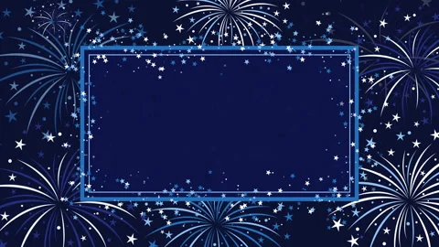 Background with fireworks and stars for ... | Stock Video | Pond5