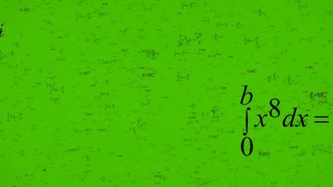 Background with flying formulas and equa... | Stock Video | Pond5