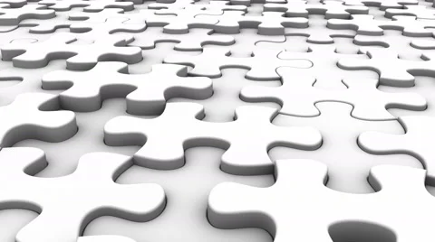 Background Formed From Moving Puzzles | Stock Video | Pond5