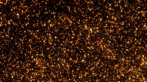 Background gold movement on black with s... | Stock Video | Pond5