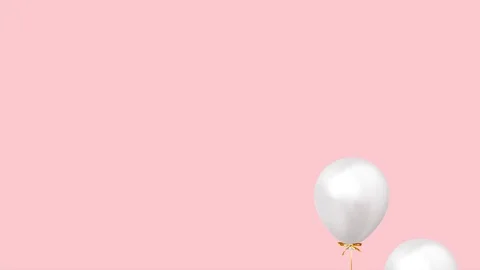 Background with helium balloons. Realist... | Stock Video | Pond5