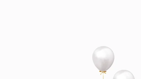 Background with helium balloons. Realist... | Stock Video | Pond5
