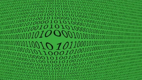 Background of many binary numbers in mot... | Stock Video | Pond5