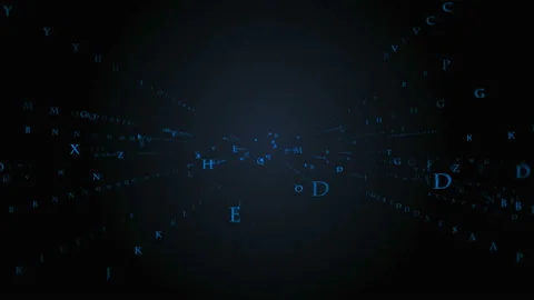 The background matrices of letters. Matr... | Stock Video | Pond5