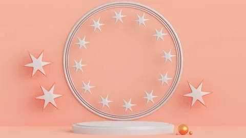 Background, mock up scene 3d animation f... | Stock Video | Pond5