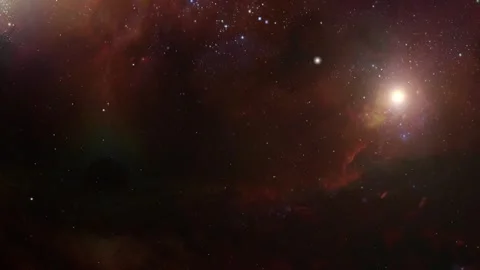 background nebulae and space dust 4k. | Stock Video | Pond5